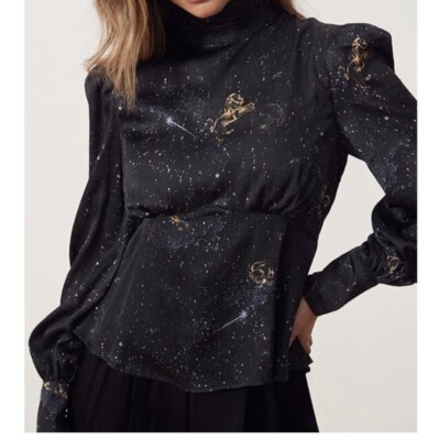 Song Of Style Constellation Blouse Size Small | eBay