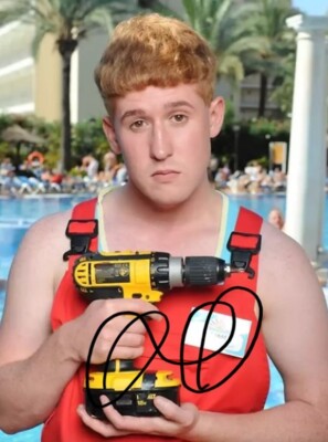 Benidorm Adam Gillen Liam Conroy Signed 8" x 6" Photo | eBay UK