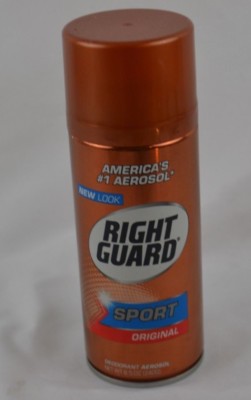 VIntage Unused Gold Original Right Guard Deodorant Aerosol Movie Stage ...
