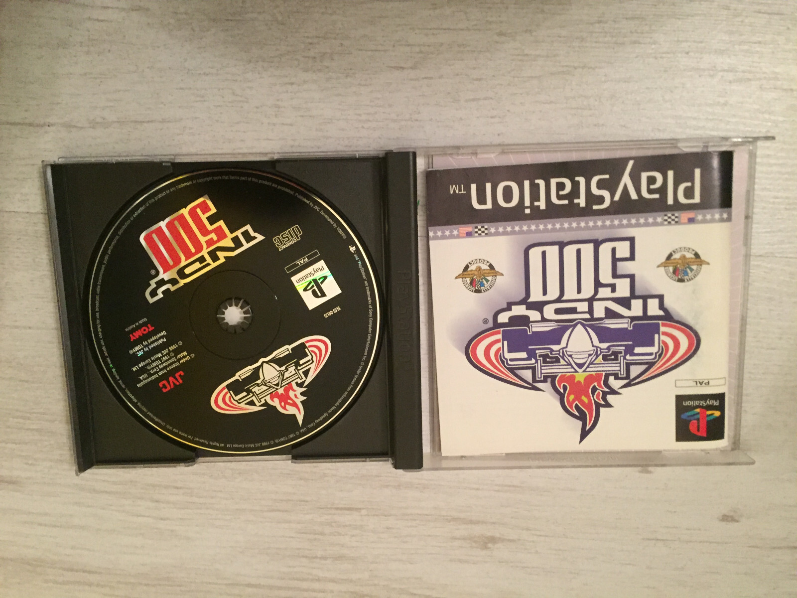 Indy+500+Ps1+PlayStation+PSX+PS+PAL+Inv-5388 for sale online | eBay