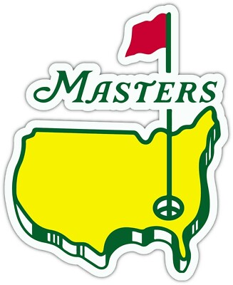 Masters Golf Logo Self-adhesive Vinyl Decal/Sticker (4" height) | eBay