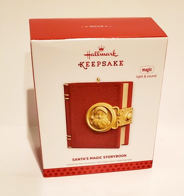 Hallmark Keepsake Ornament 2013 Santa's Magic Storybook NIB | eBay