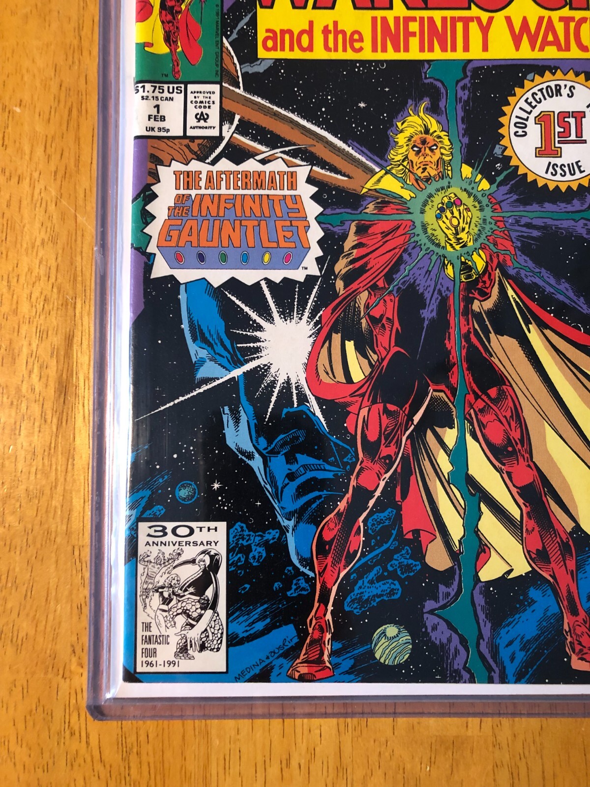 Warlock and the Infinity Watch#1 1992 NM+ GALACTUS ETERNITY THE WATCHER ...