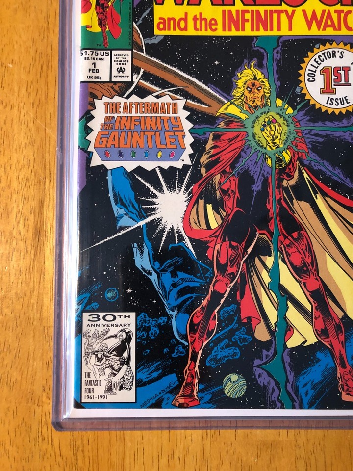 Warlock and the Infinity Watch#1 1992 NM+ GALACTUS ETERNITY THE WATCHER ...