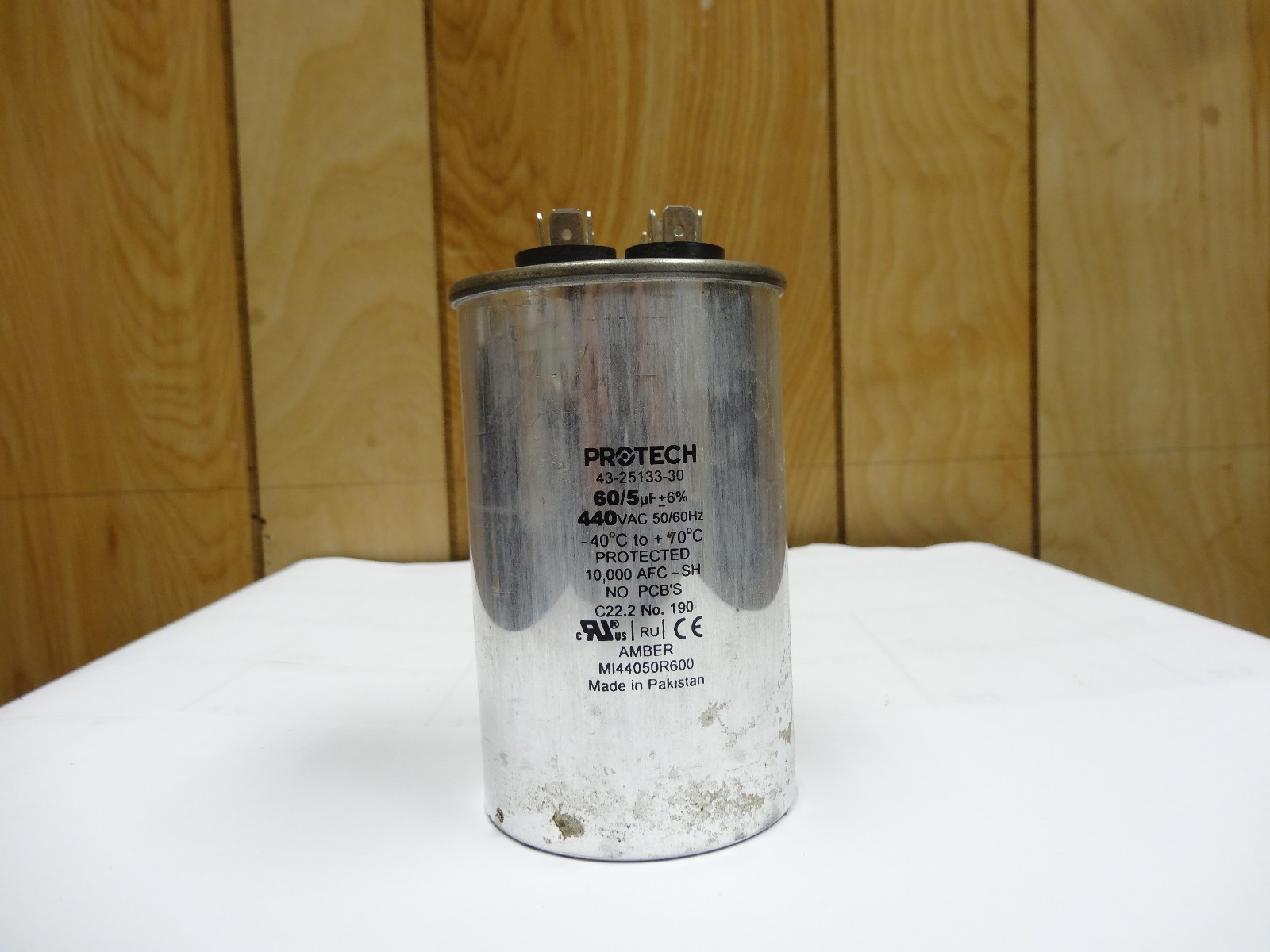 Protech Capacitor 43-25133-30; 440VAC 50/60HZ (USED) | eBay