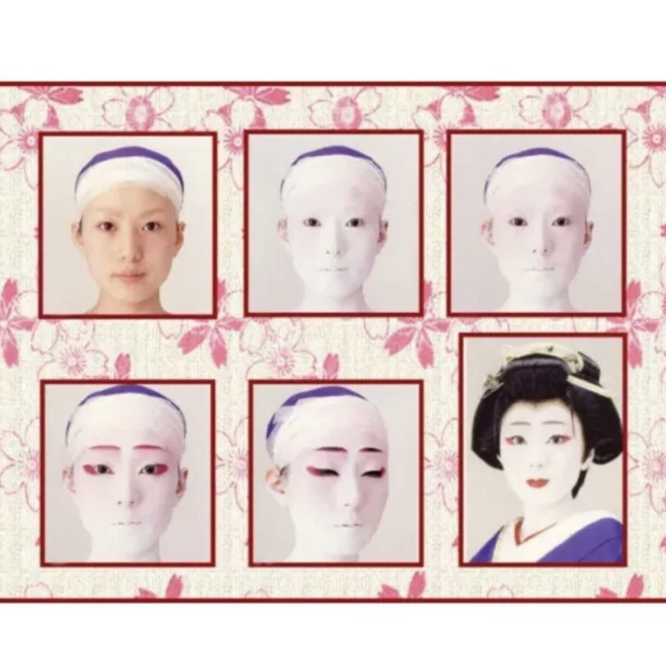 Geisha Kabuki White Stage Makeup: Shiro-Nuri Oshiroi & Kabuki Abura: 2 ...