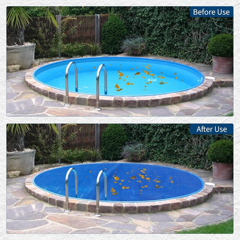 16 Mil Solar Pool Cover Heater 12x24 12x32 16x24 16x32 18x36 Swimming ...