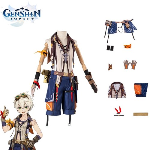 Genshin Impact Bennett Cosplay Costume Uniform Fancy Outfits For ...
