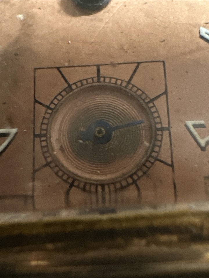 32. Watch WWII Era Bulova Tank President Rose Gold Wind Up 14K Gold ...