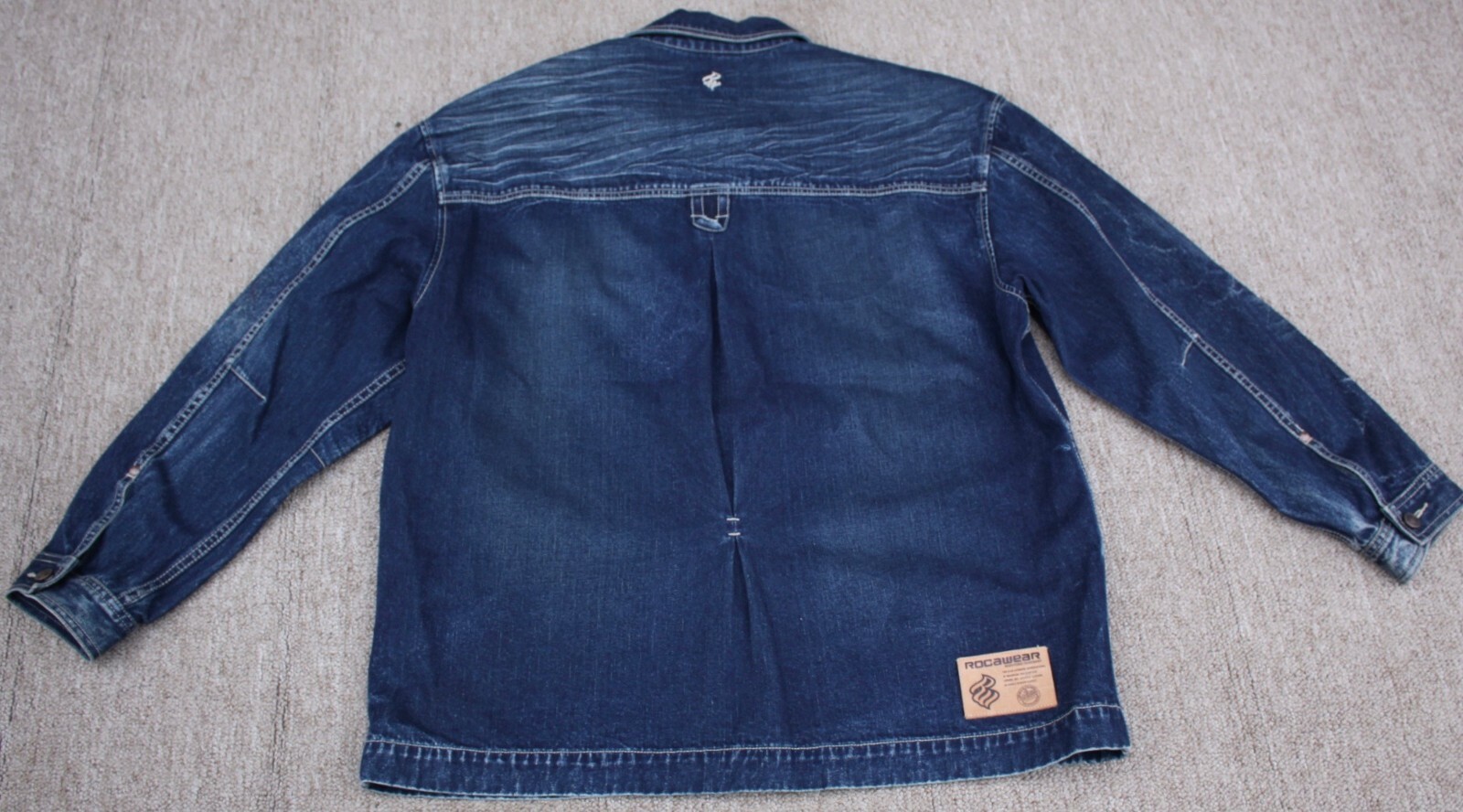 ROCA WEAR DENIM Men's Jean Jacket SIZE- XL. TAG NO. 411i | eBay