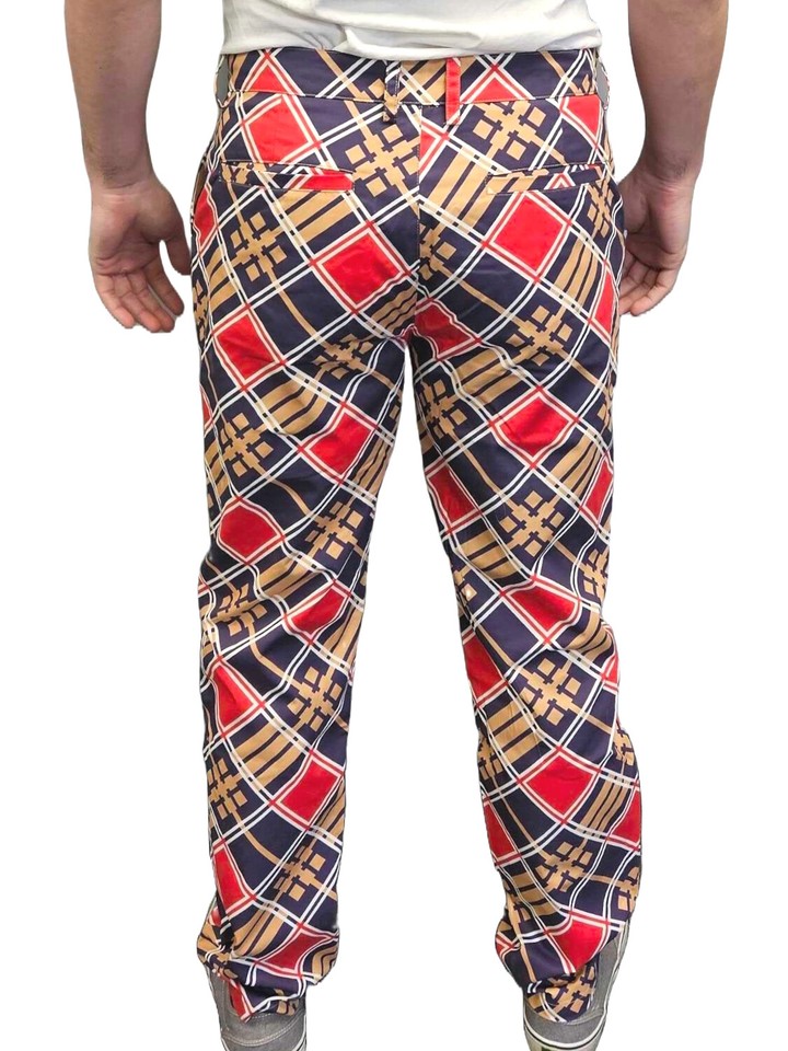 Al Czervik Patterned Golf Pants Caddyshack Movie Costume Rodney ...