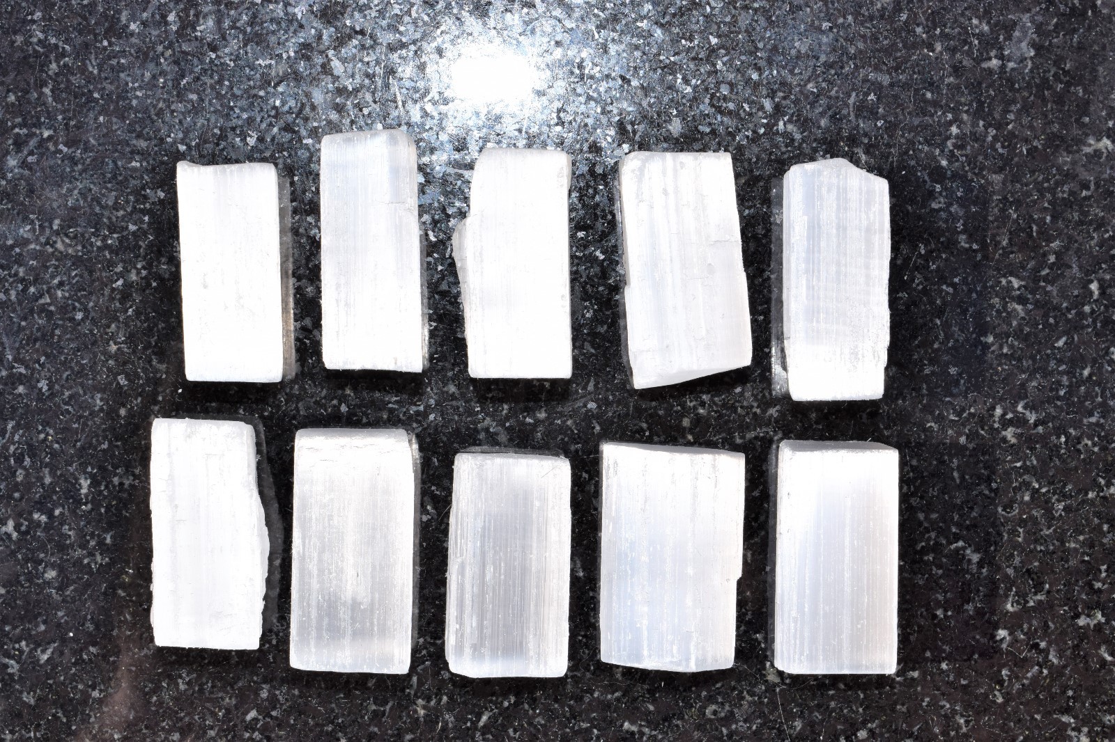 ZENERGY GEMS™: 10 Amazing Pure WHITE Selenite Natural Crystals POWERFUL ...