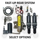Dirty Air Harley Touring Bagger Rear Air Ride Shocks Suspension Kit ...