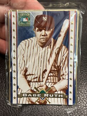 1994 Metallic Impressions Cooperstown Collection Babe Ruth Metal Card ...