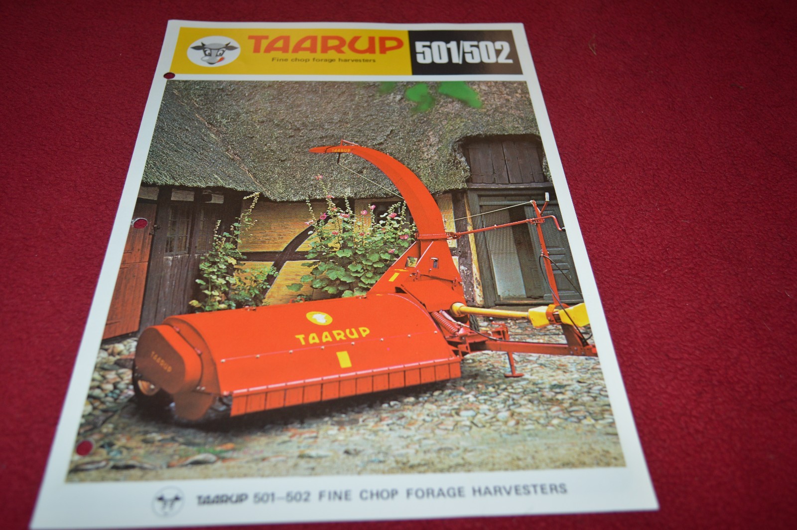 Taarup 501 502 Fine Chop Forage Harvester Dealer's Brochure DCPA2 | eBay