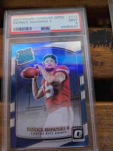 patrick mahomes 2017 Donruss Optic - Rated Rookie #177 Patrick Mahomes ...