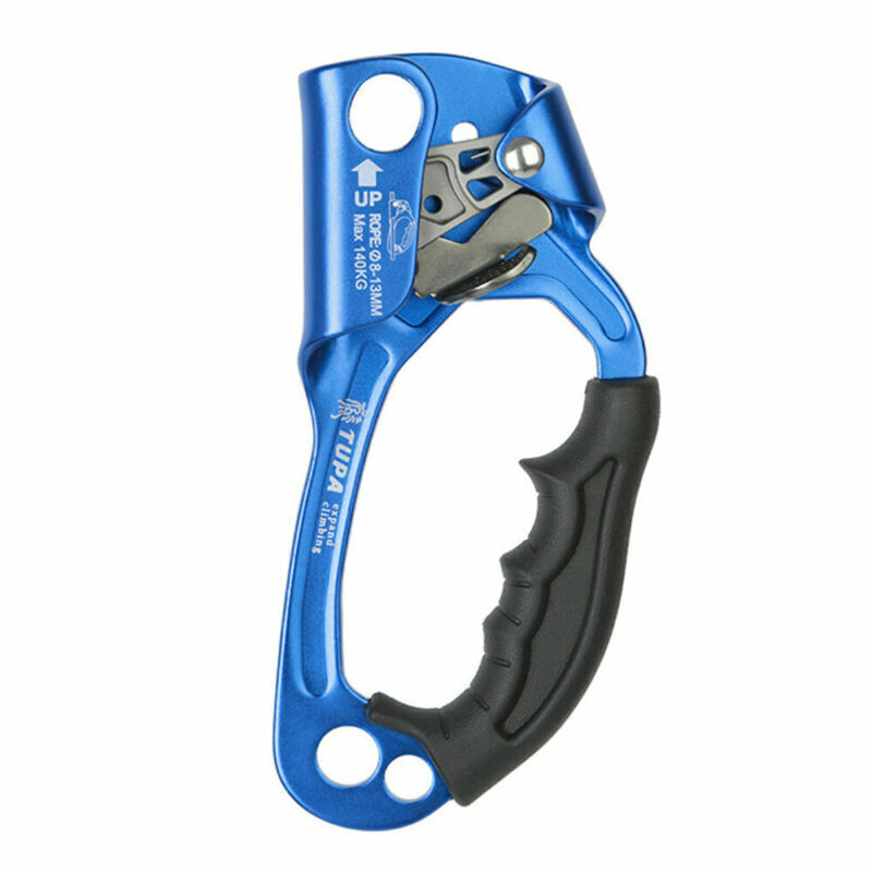 Hand Ascender Rock Climbing Tree Arborist Rappelling Gear Rope L/R 8 ...