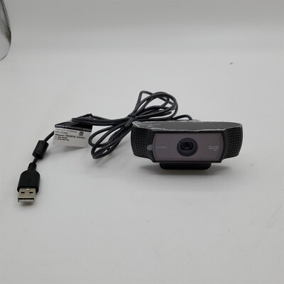 Logitech C920x HD Pro Webcam, Full HD 1080p/30fps Video Calling - Black ...