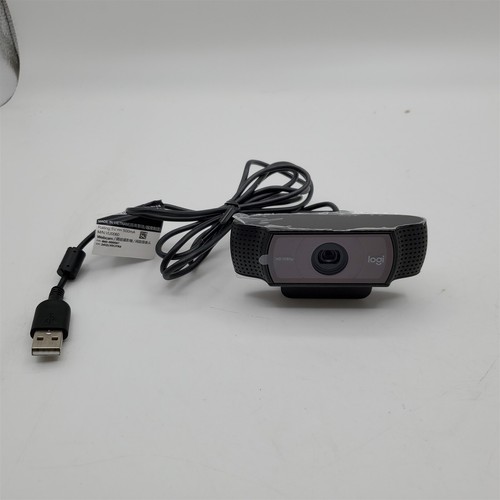 Logitech C920x HD Pro Webcam, Full HD 1080p/30fps Video Calling - Black ...