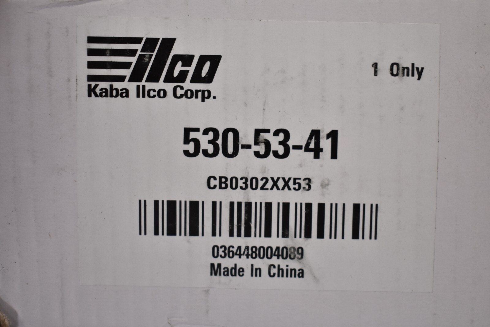 Kaba Ilco Single Cylinder Jimmy Proof Lock Angle Unit 530-53-41 ...
