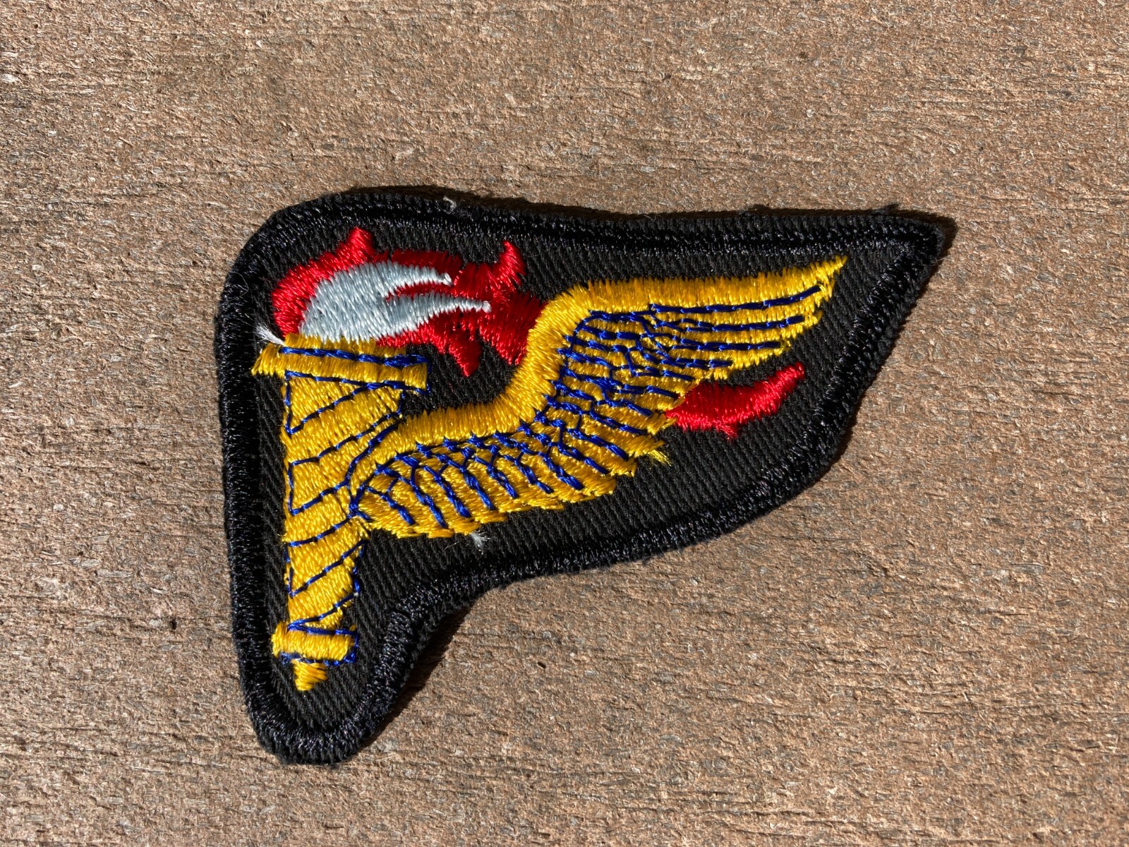 US Army Pathfinder Cloth Patch - Black Twill Cut Edge Type Military ...
