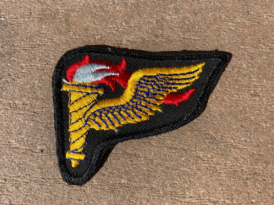 US Army Pathfinder Cloth Patch - Black Twill Cut Edge Type Military ...