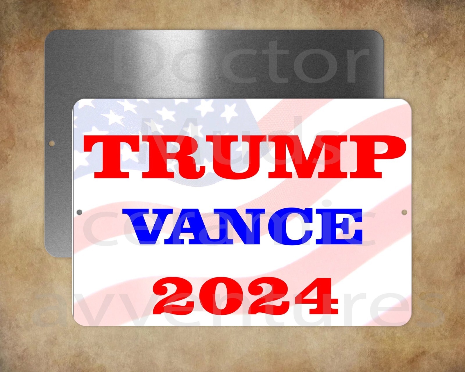 TRUMP VANCE 2024 Campaign RNC MAGA 8 x 12" metal sign | eBay