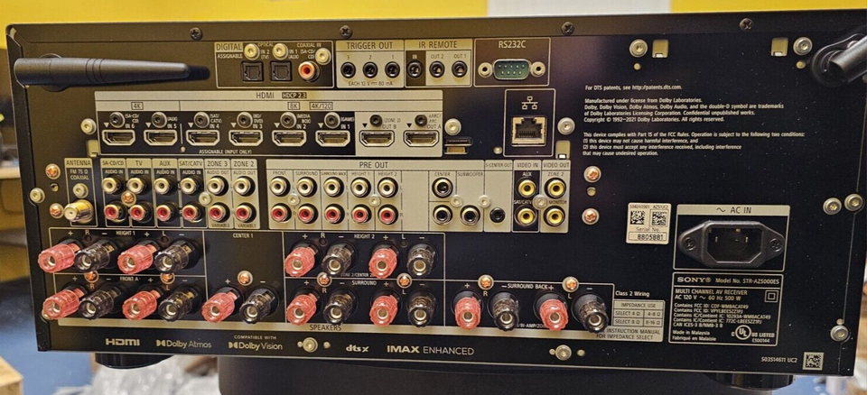 Sony - STR-AZ5000ES Premium ES 11.2 CH 8K A/V Receiver -Black (No ...