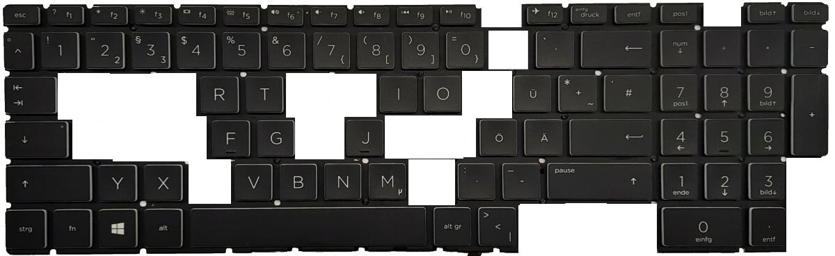 HP636 Key for keyboard HP Envy 17-CE100 17M-CE0000 Pavilion 15-CS Envy ...