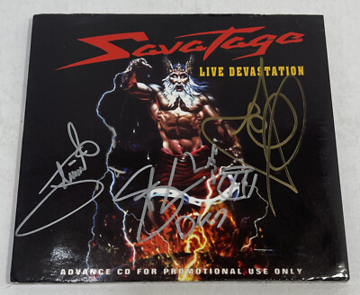 Savatage - Live Devastation (1995, CD) Autographed / Signed! | eBay