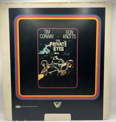 The Private Eyes CED RCA Selectavision Video Disc | eBay