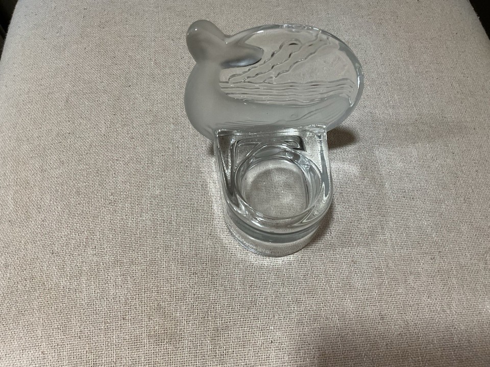Partylite Orca Whale Tea Light Votive Candle Holder Frosted Glass | eBay