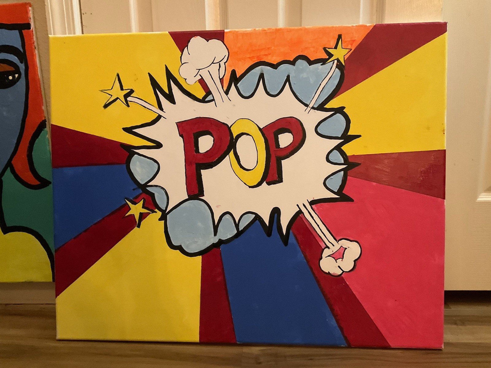 Pop Art Comic Book Pop Acrylic On Canvas 24 X 30 | eBay