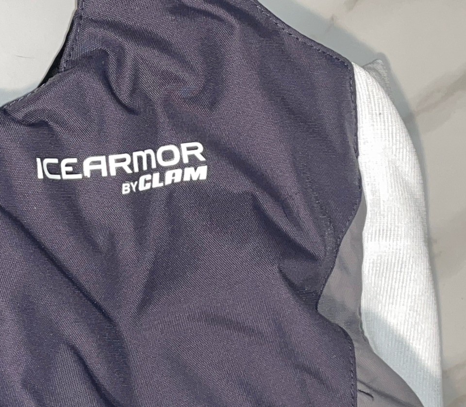 Clam Ice Armor Ice Fishing Bibs Winter Insulated Overalls M Waterproof ...