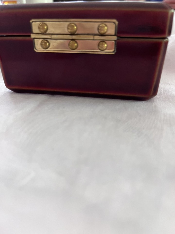 Vintage Maruni Lacquerware Trinket Box Occupied Japan Patented Hand ...