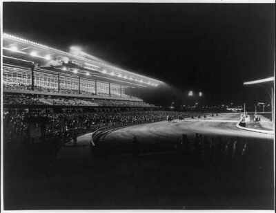 Roosevelt Raceway opens,Horse Race,Grandstand,Westbury,Long Island,New ...