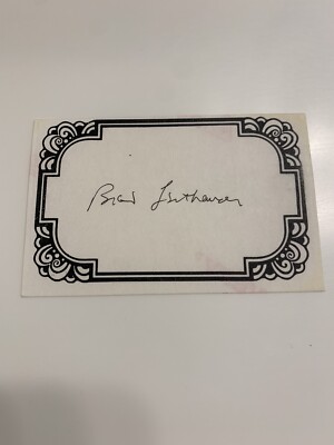 Brad Leithauser American Poet Novelist Author Signed Bookplate ...