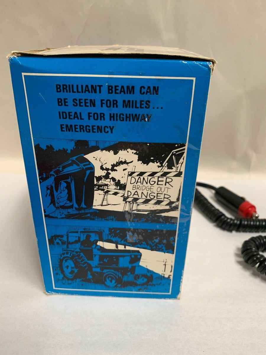 Vintage Sears Quartz Halogen Hand Held Spotlight Vehicle