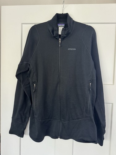 Patagonia R1 Regulator Sweater Full Zip Fleece Jacket Mens Large Black ...