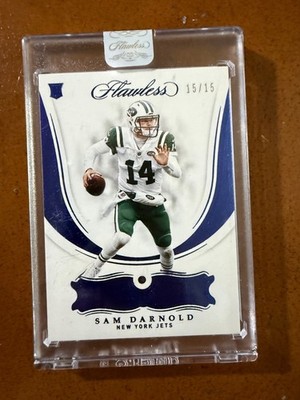 Sam Darnold rookie card - Panini Flawless Rookie sapphire gem! | eBay