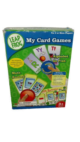 Game LeapFrog My Card Alphabet GoFish Math Rummy Add and Subtract ...