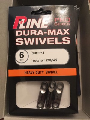P-LINE Dura-Max Pro Series Heavy Duty Swivels, Sz #6 - 529LB, 3Pack ...