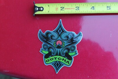 GOTCHA Surf Tribal Tattoo Surfboards 80's Clothing V16a Vintage Surfing ...