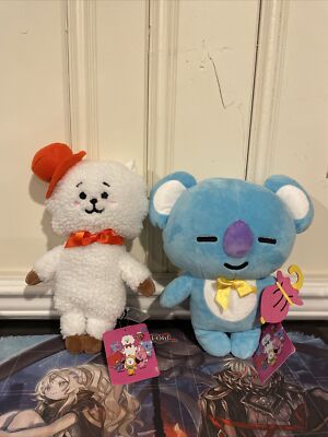 Official BT21 Line Friends Koya Bow & Umbrella RM 13” Koala + Alpaca ...