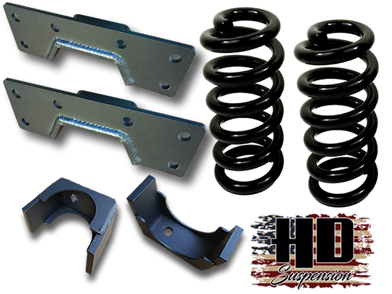 1965-1972 F150 F100 Ranger 3"F 6"R Lowering Coil Springs Drop Flip ...