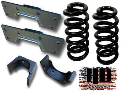 1965-1972 F150 F100 Ranger 3"F 6"R Lowering Coil Springs Drop Flip ...