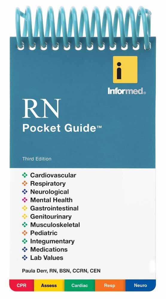 RN Pocket Guide by Paula Derr (2013, Spiral) for sale online | eBay