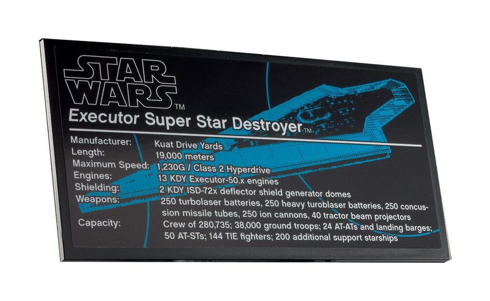 LEGO Star Wars 10221 Super Star Destroyer UCS Factory Case! Piett ...