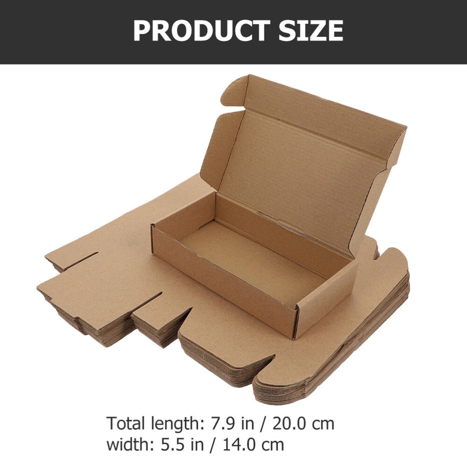 25pcs Small Packaging Box Corrugated Packaging Boxes Shipping Box ...