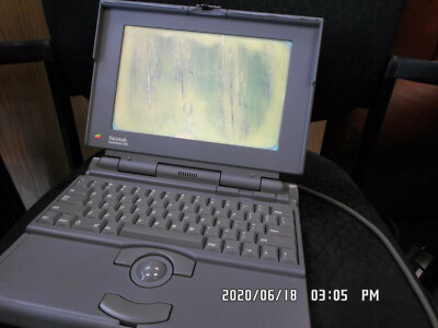 Vintage Apple PowerBook 145B Laptop Powers On BUT Screen IS BROKEN ...